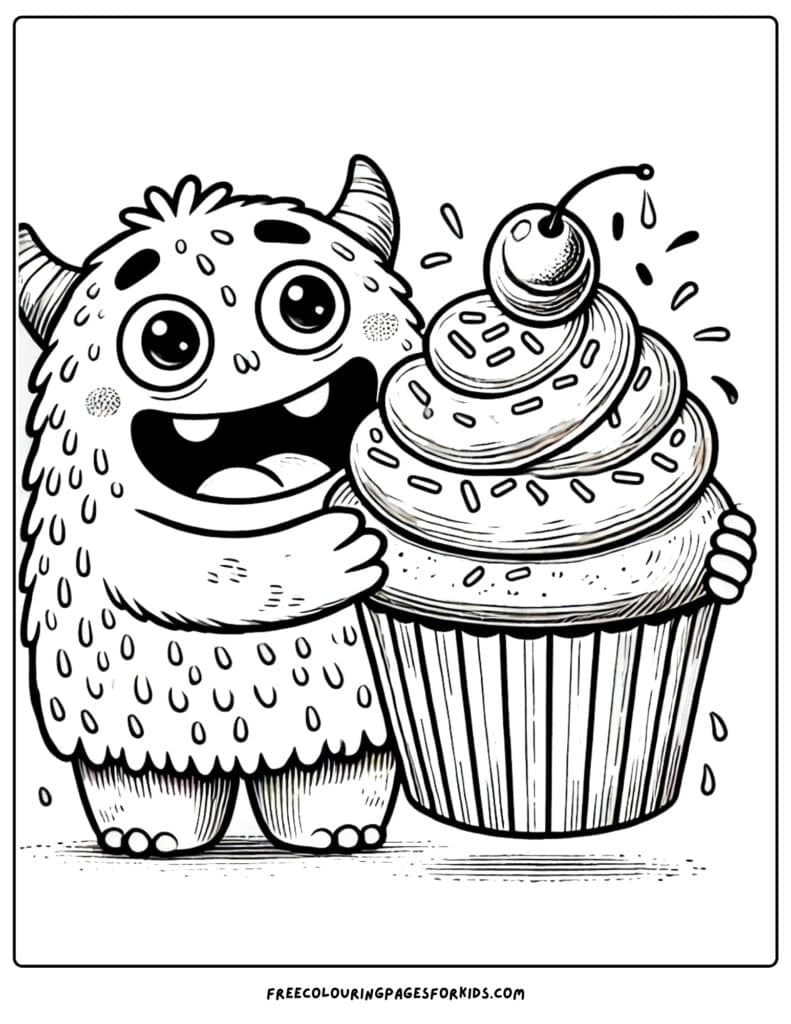 44 Monster Coloring Pages - Coloring Pages For Kids