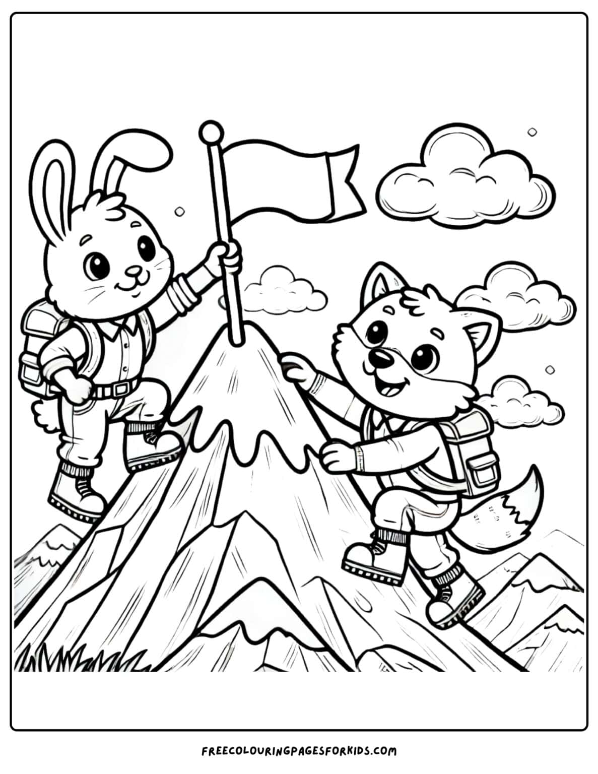 26 Mountain Coloring Pages