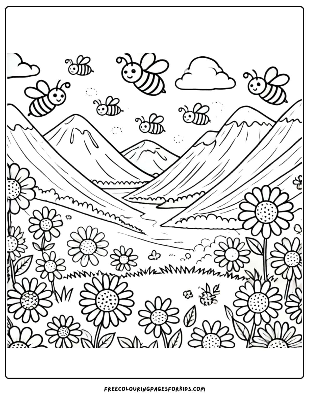 26 Mountain Coloring Pages