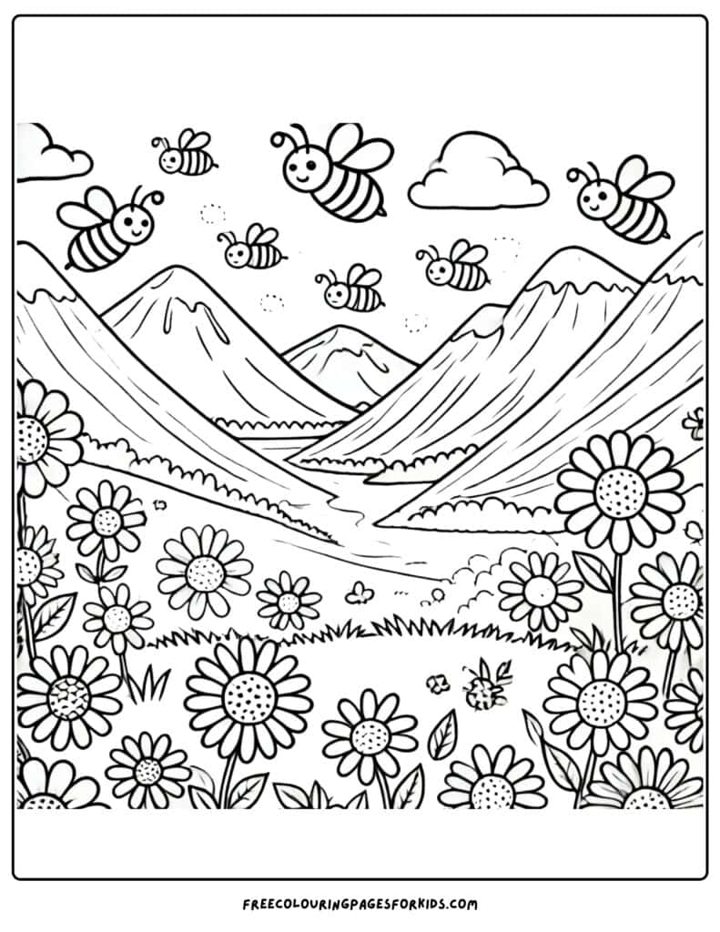 26 Mountain Coloring Pages