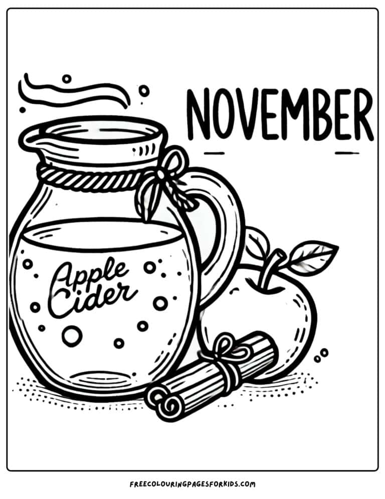 28 November Coloring Pages