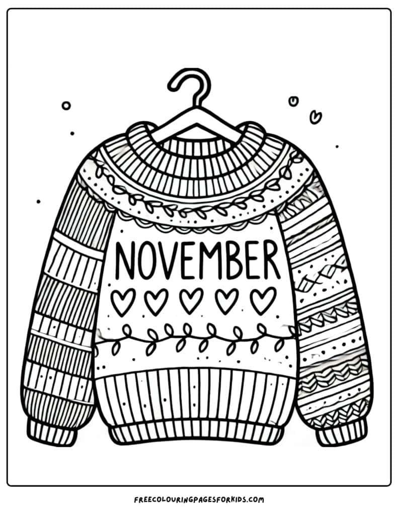 28 November Coloring Pages
