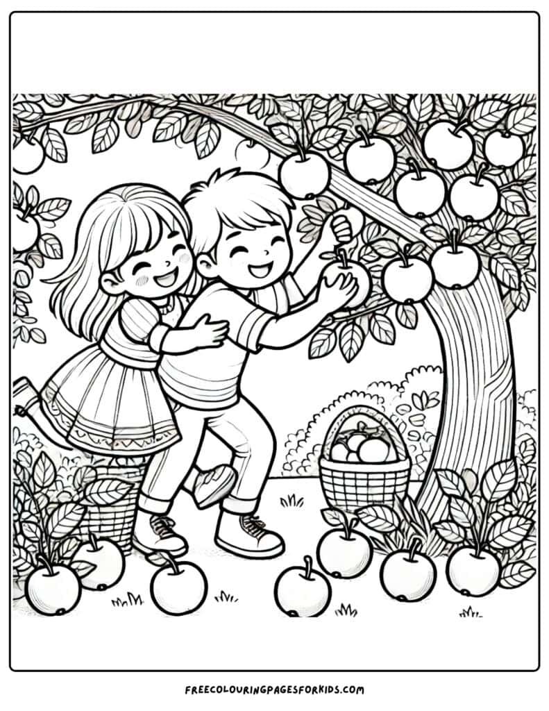 28 Orchard Coloring Pages