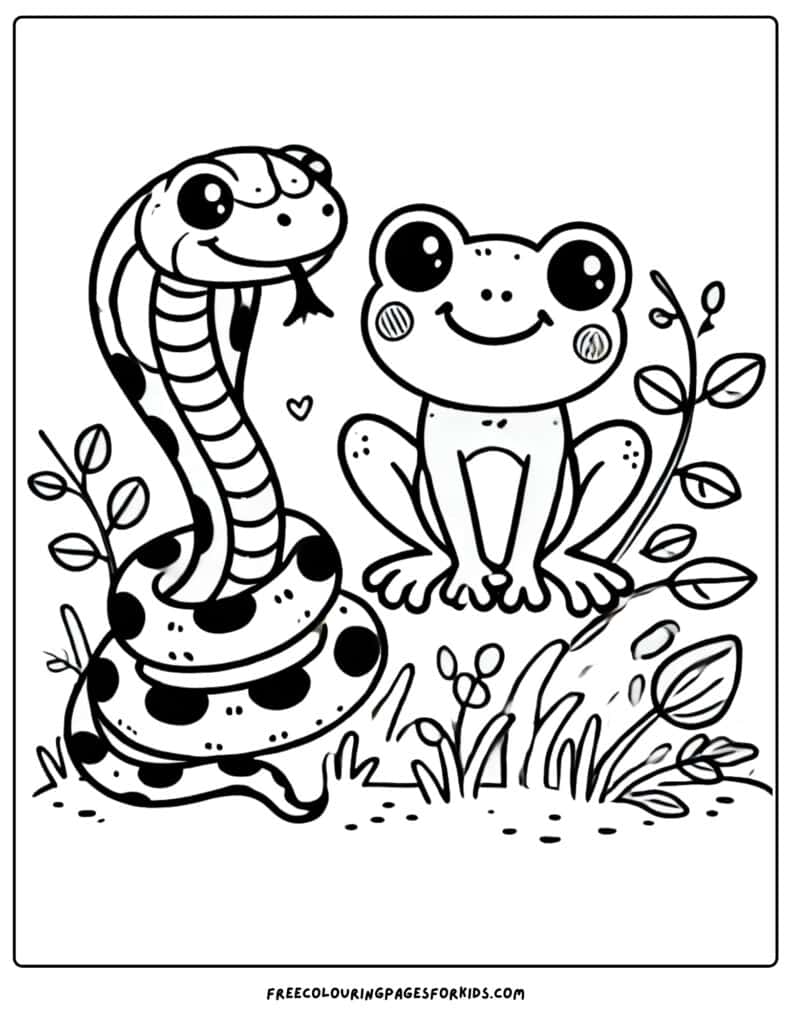 24 Snake Coloring Pages