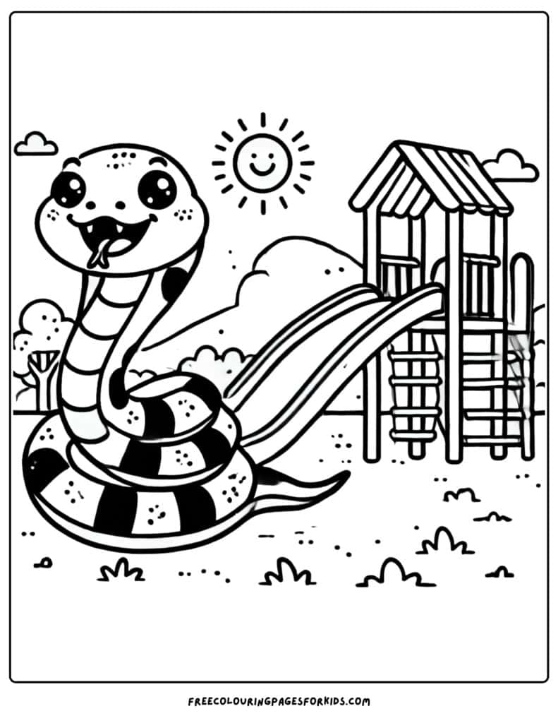 24 Snake Coloring Pages