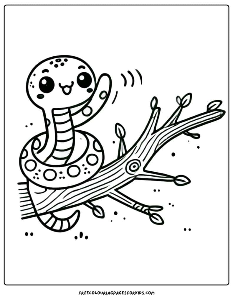 24 Snake Coloring Pages