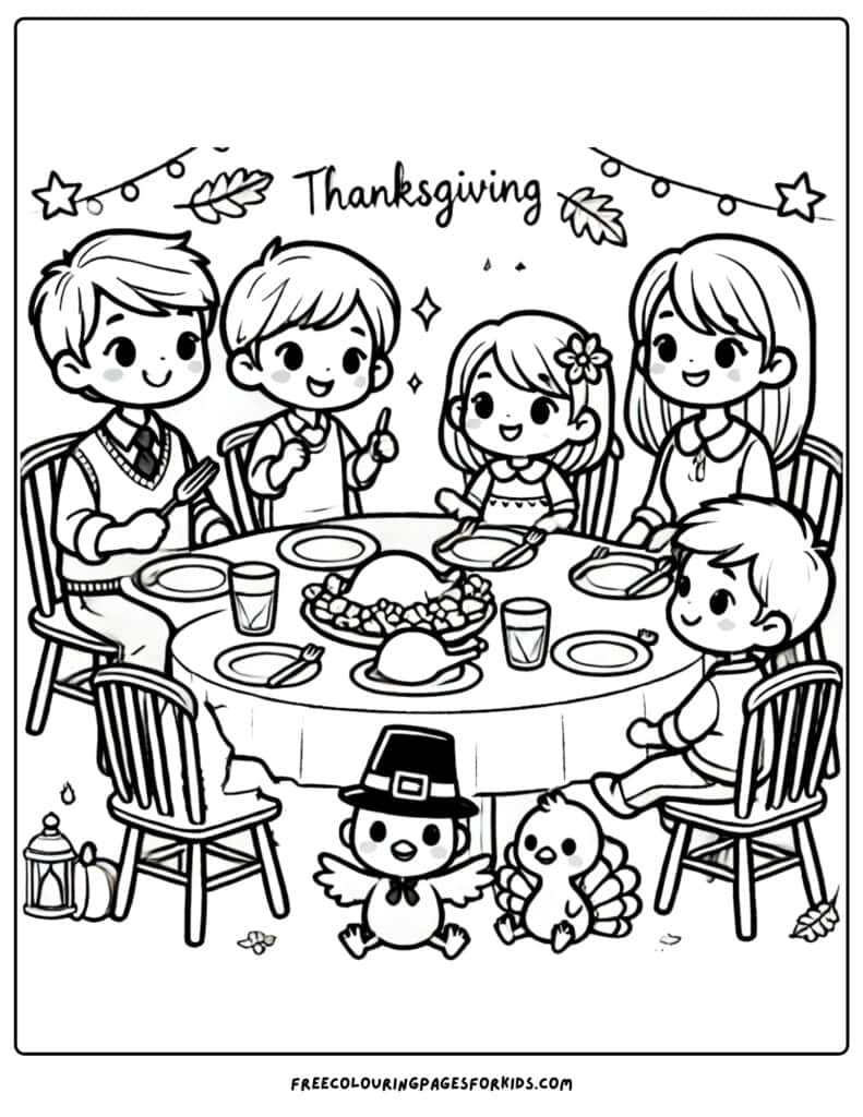 27 Thanksgiving Coloring Pages
