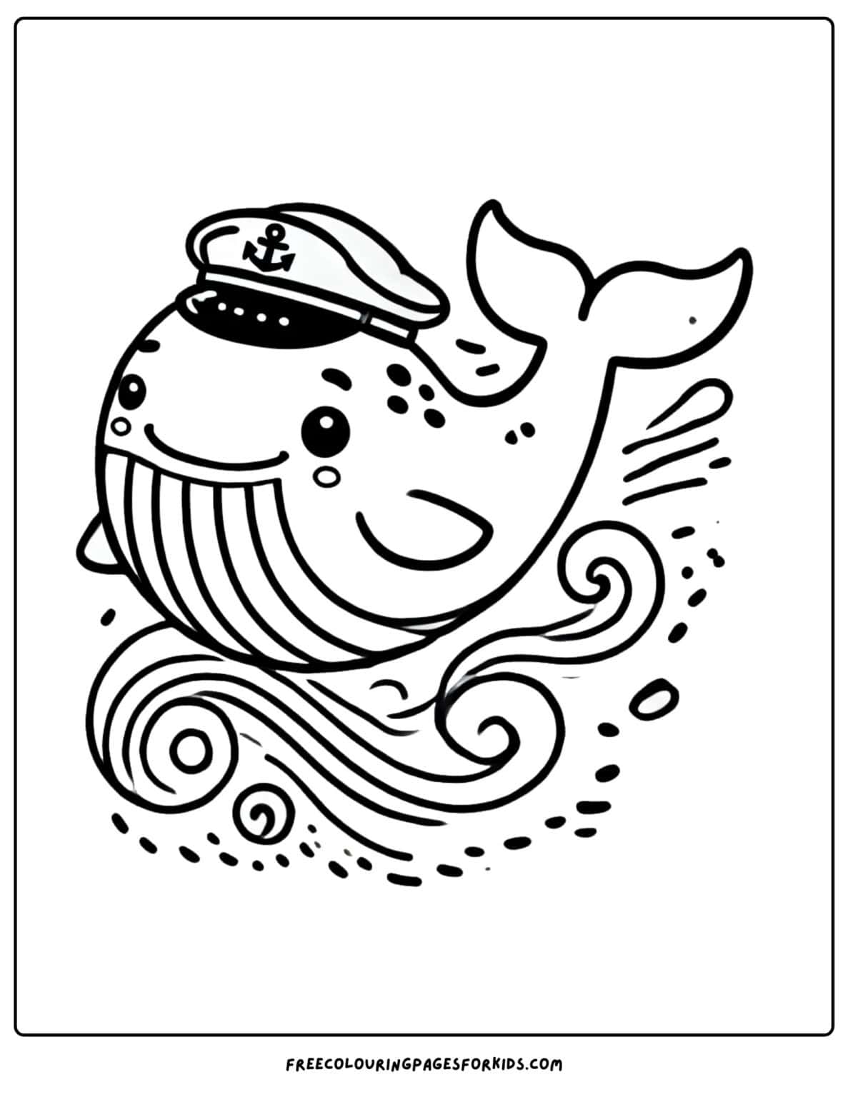 28 Whale Coloring Pages