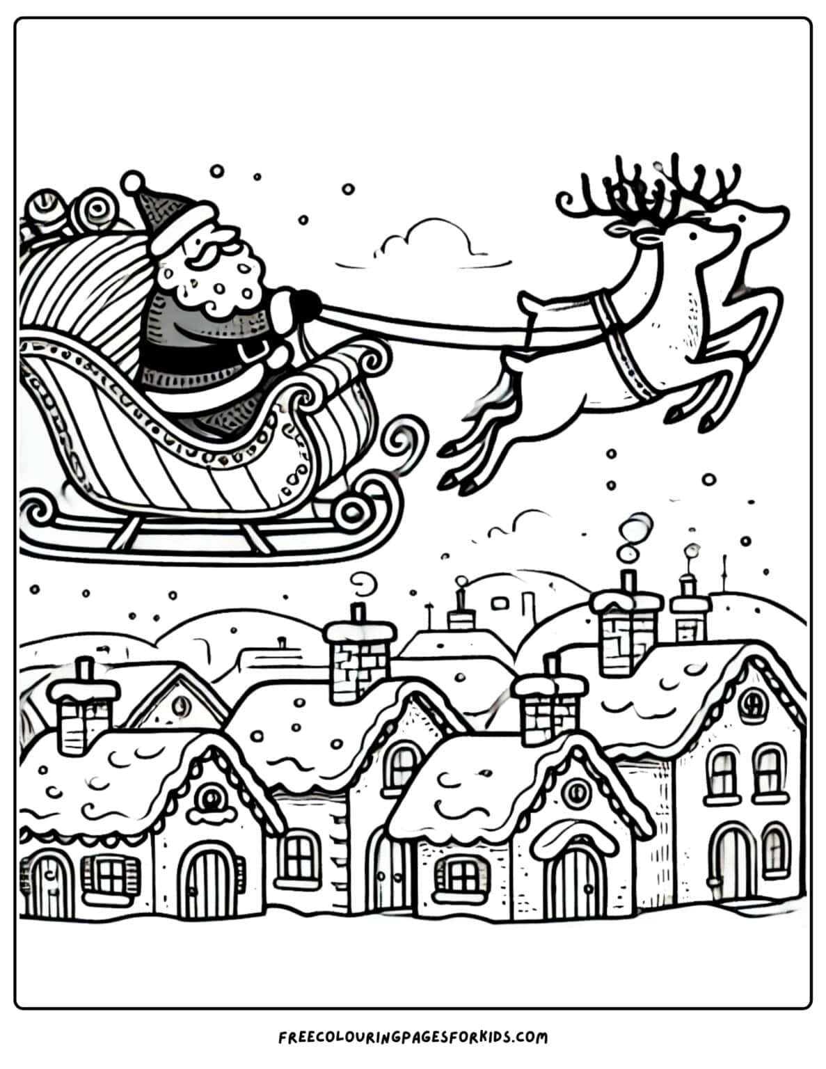 40 Christmas Coloring Pages