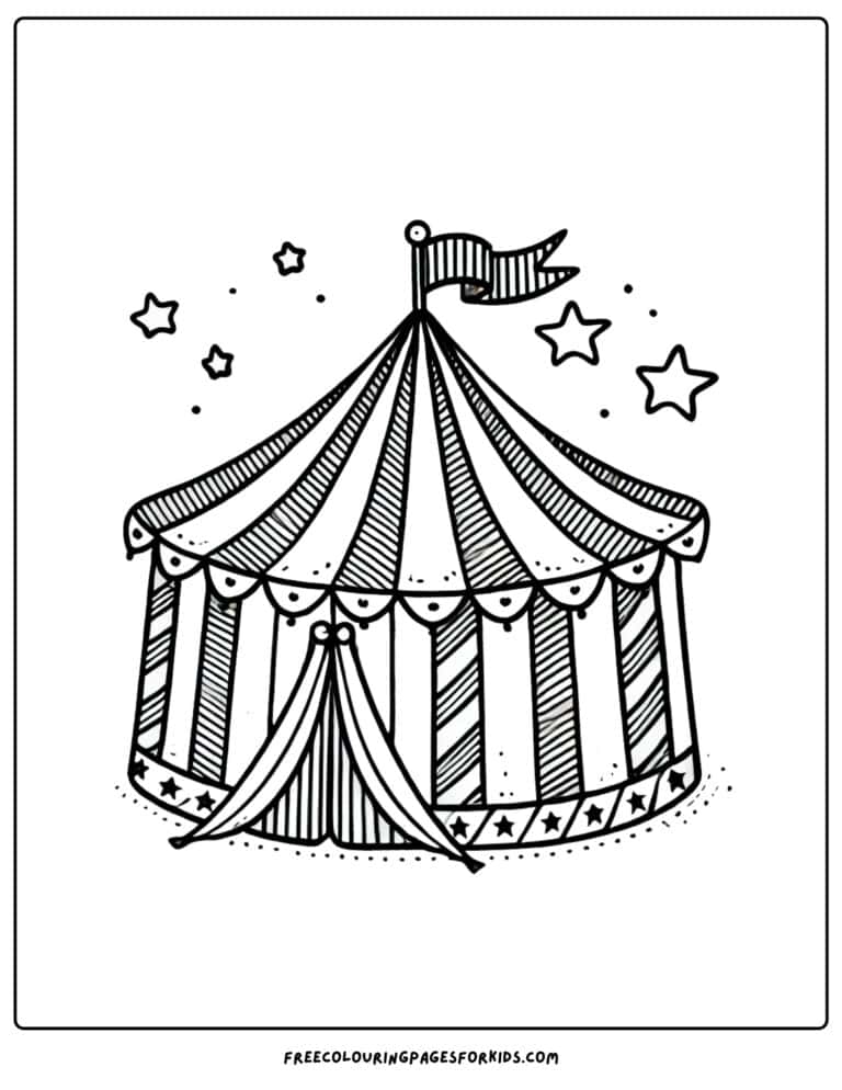 23 Circus Coloring Pages