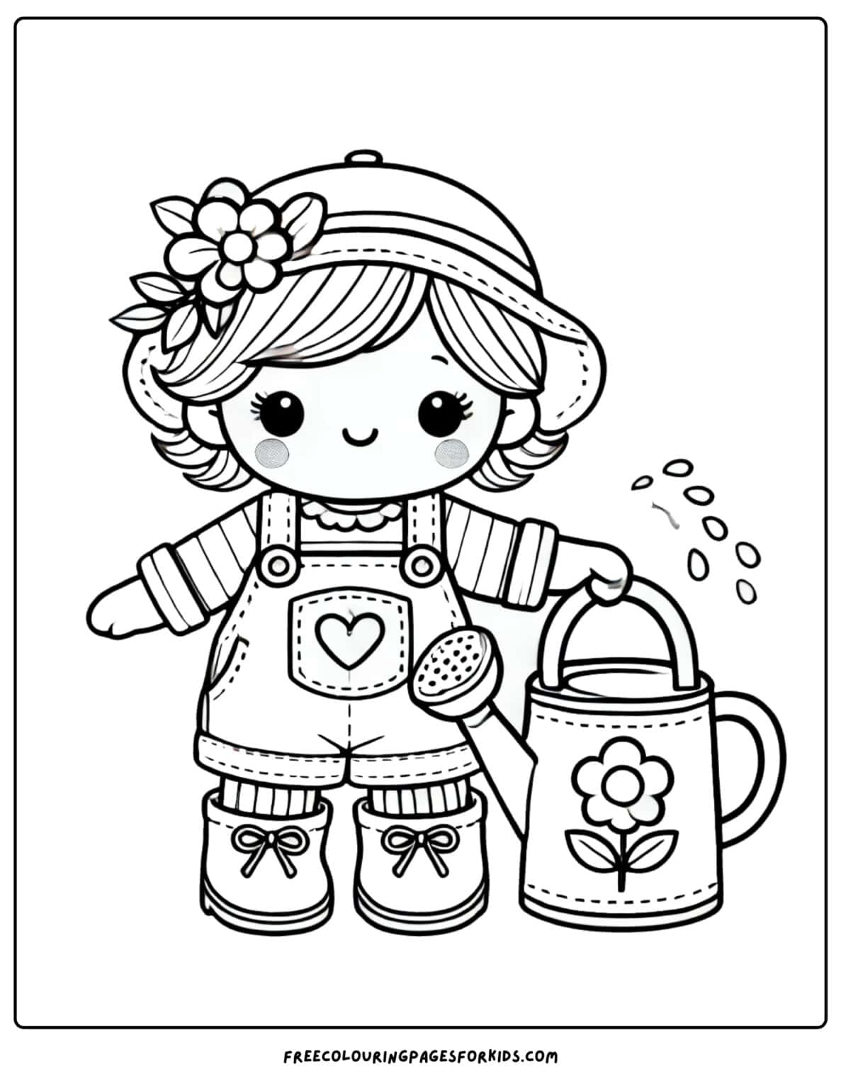 30 Doll Coloring Pages