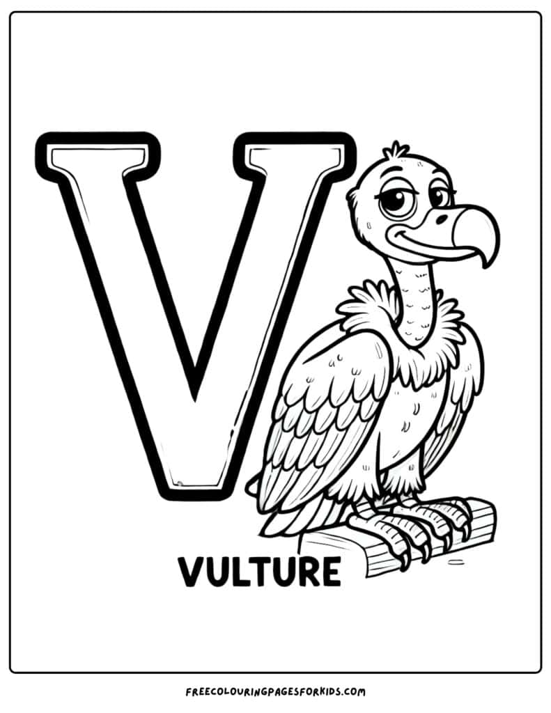 16 Letter V Coloring Pages