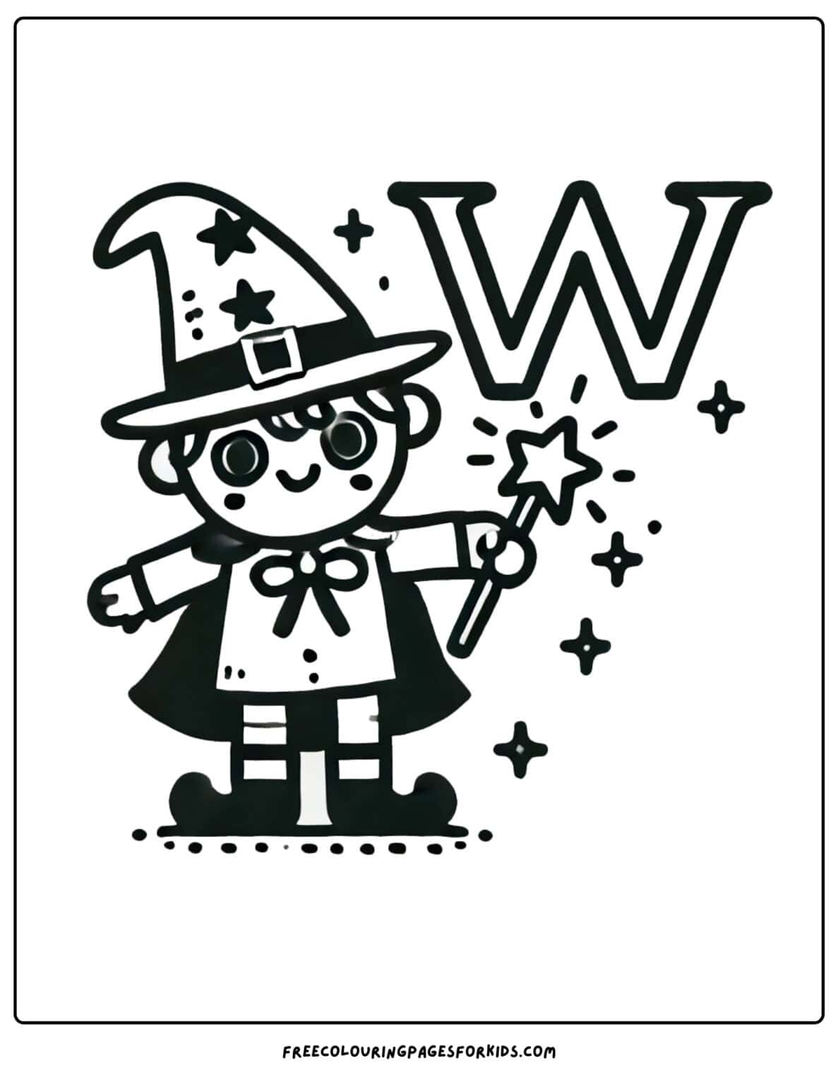 18 Letter W Coloring Pages
