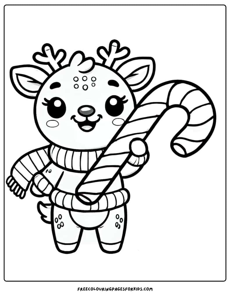 30 Reindeer Coloring Pages