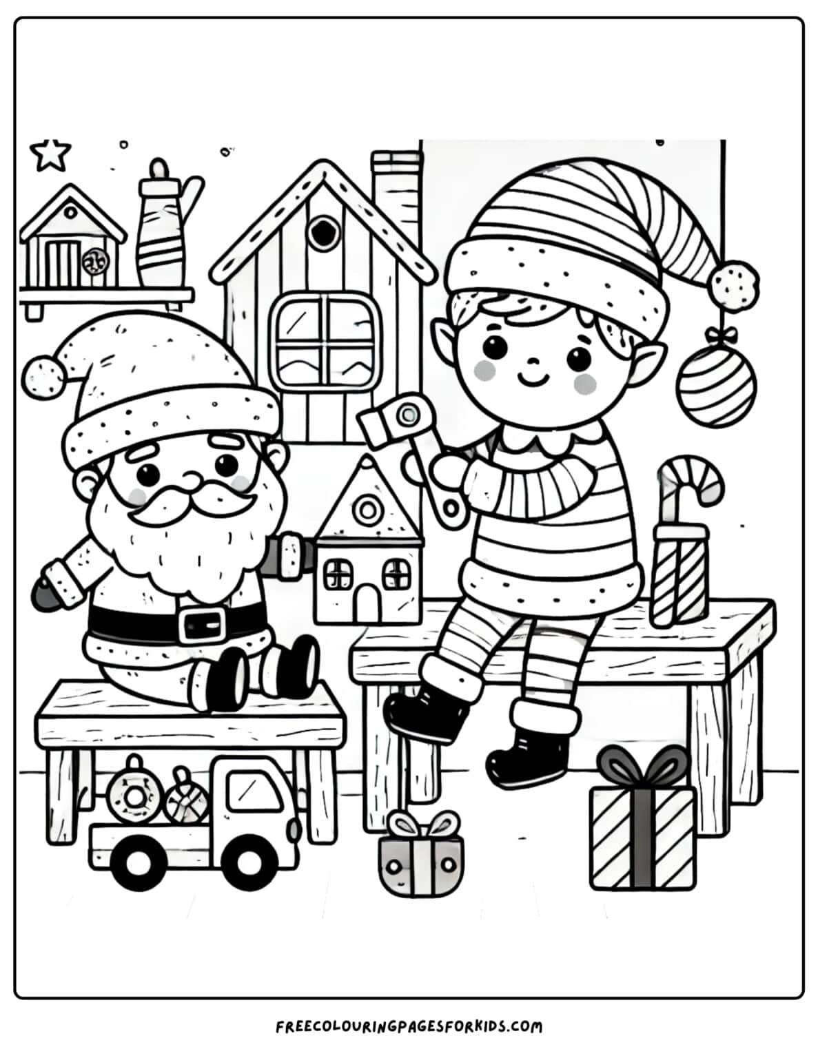27 Santa Coloring Pages