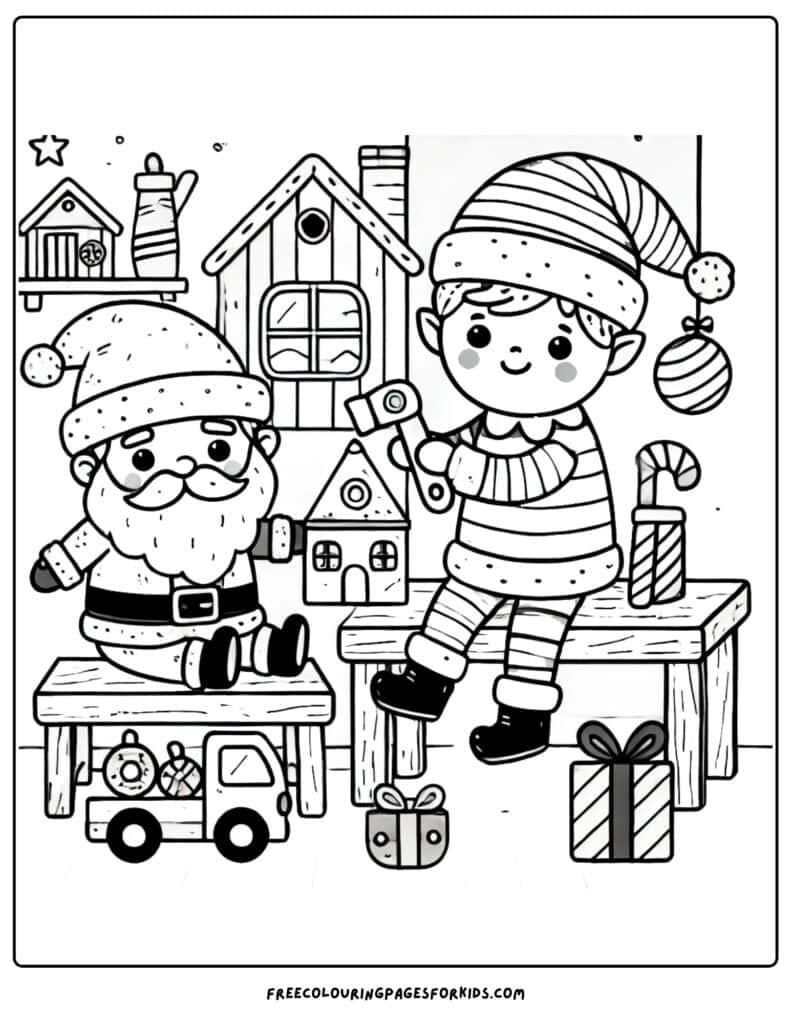 27 Santa Coloring Pages
