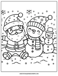 27 Santa Coloring Pages