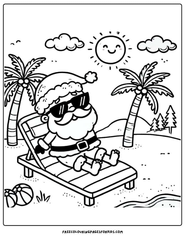 27 Santa Coloring Pages