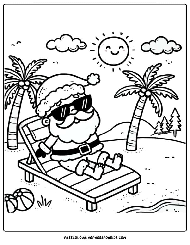 27 Santa Coloring Pages