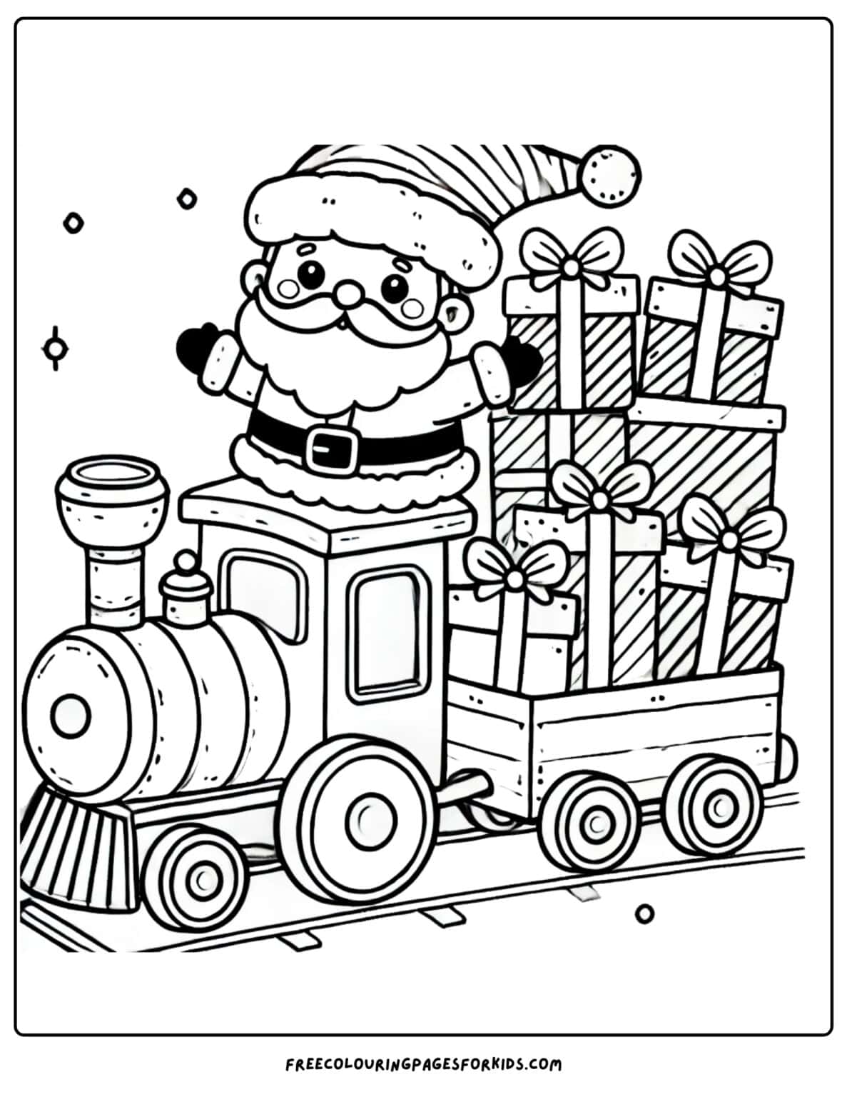 27 Santa Coloring Pages