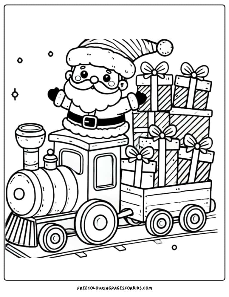 27 Santa Coloring Pages