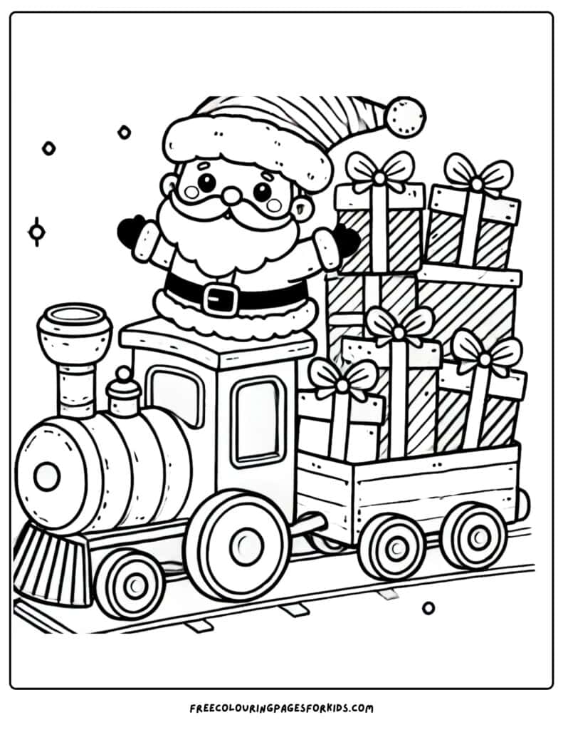 27 Santa Coloring Pages
