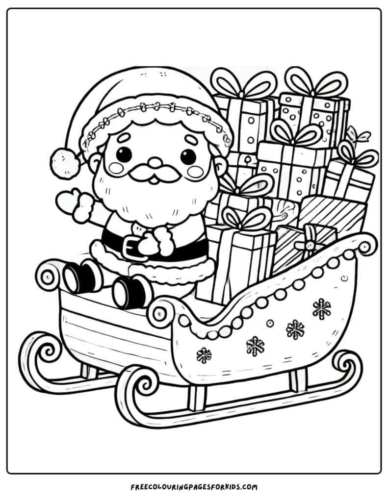 27 Santa Coloring Pages