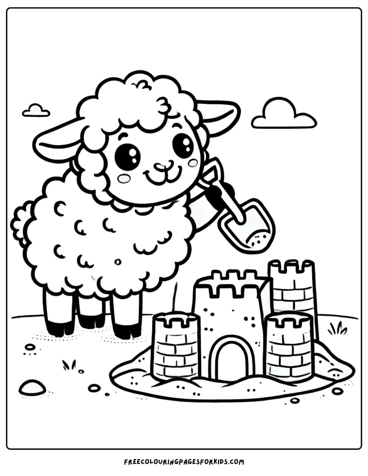 27 Sheep Coloring Pages