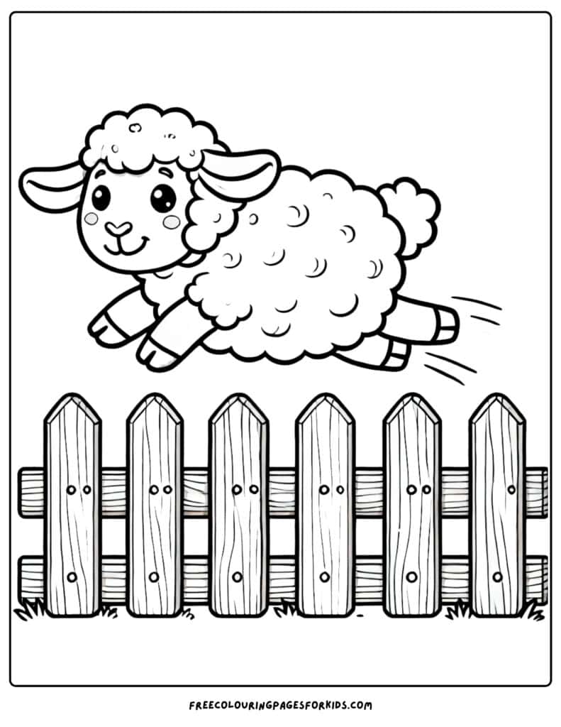 27 Sheep Coloring Pages