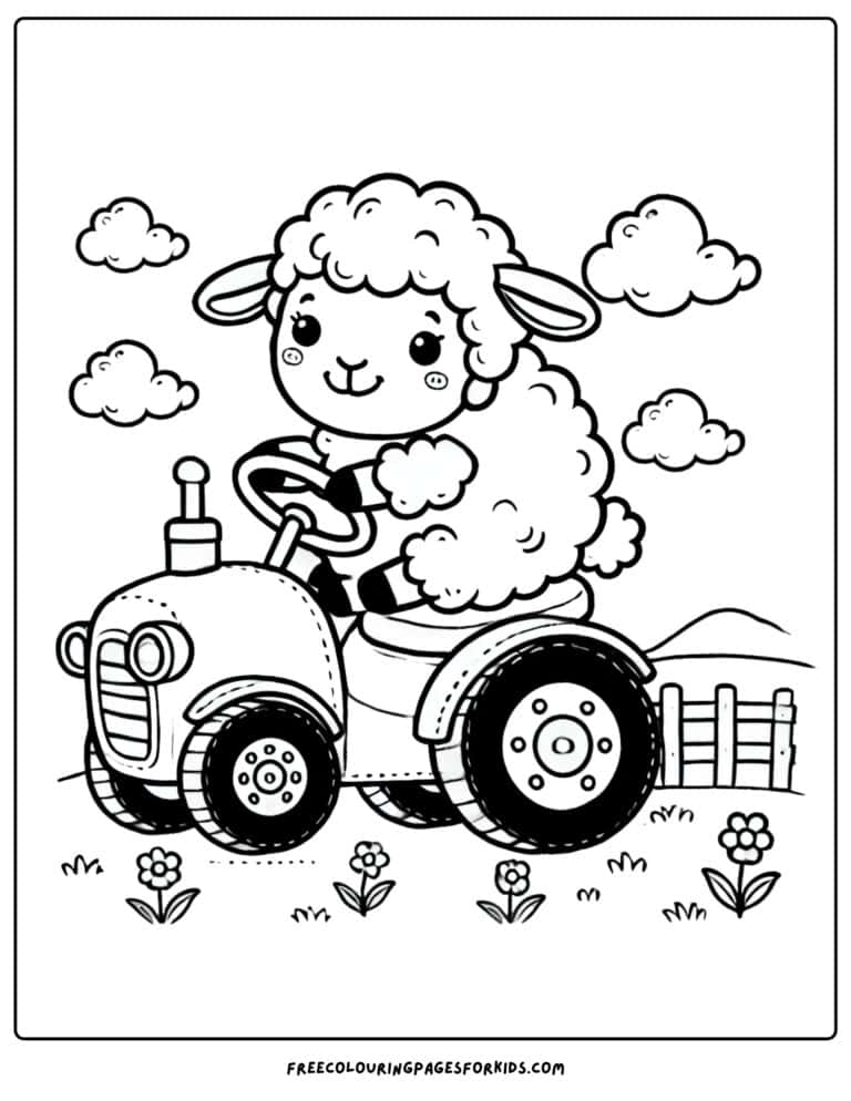 27 Sheep Coloring Pages