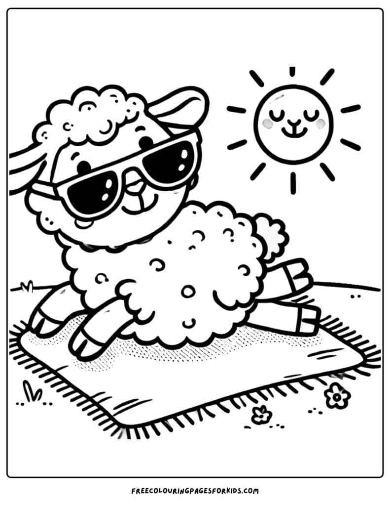 27 Sheep Coloring Pages