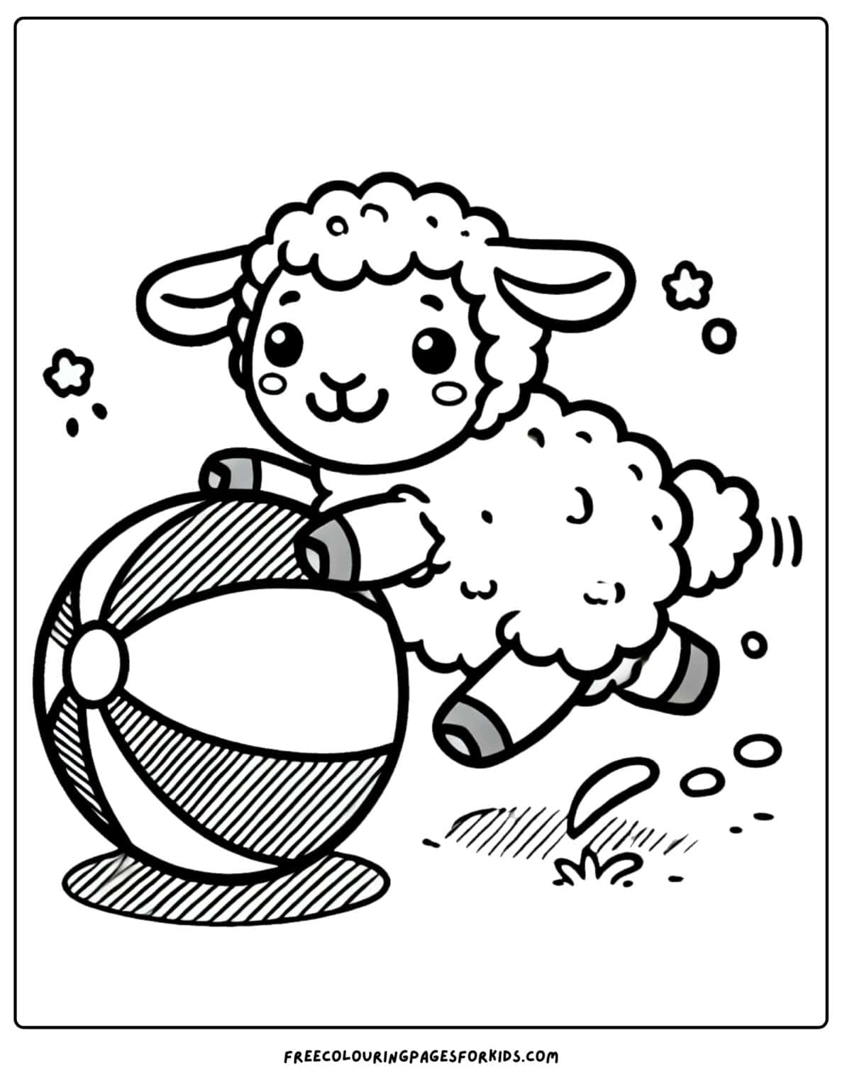 27 Sheep Coloring Pages