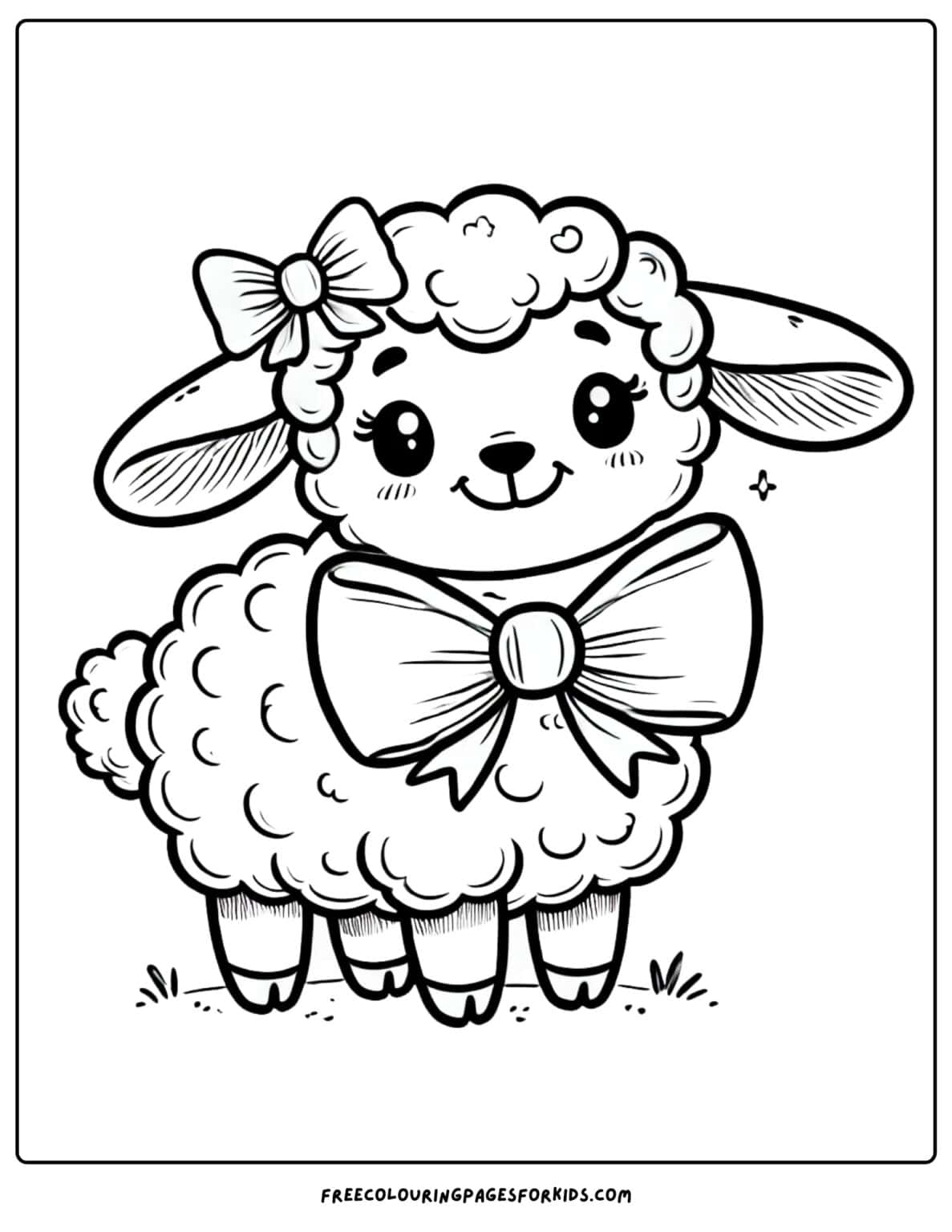 27 Sheep Coloring Pages