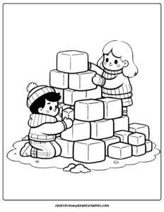 39 Winter Coloring Pages - Coloring Pages For Kids