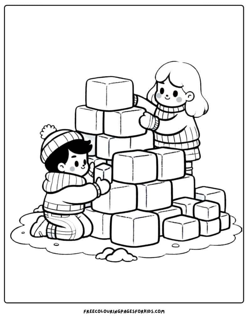 39 Winter Coloring Pages - Coloring Pages For Kids