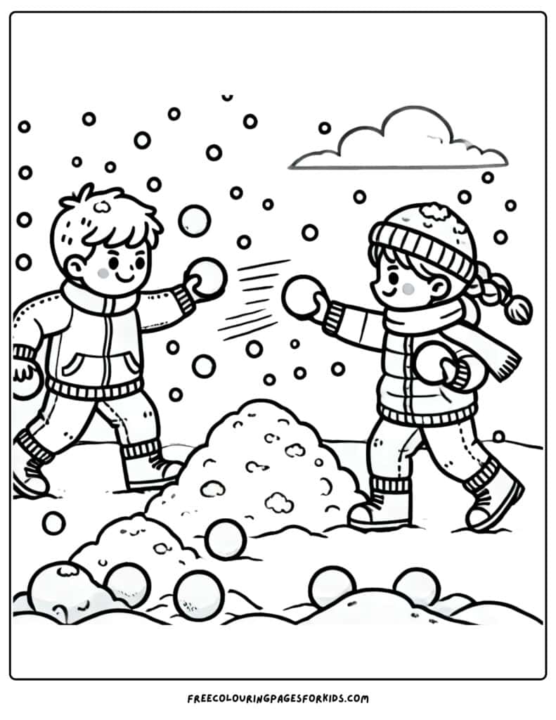 39 Winter Coloring Pages - Coloring Pages For Kids