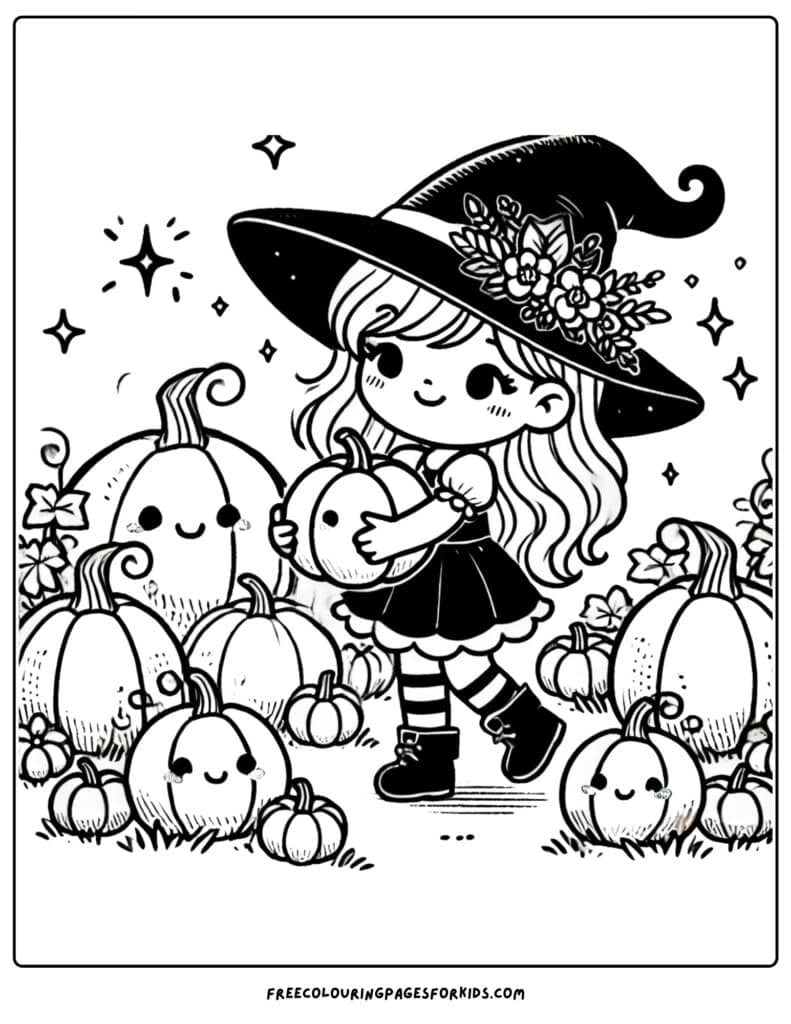 27 Witch Coloring Pages