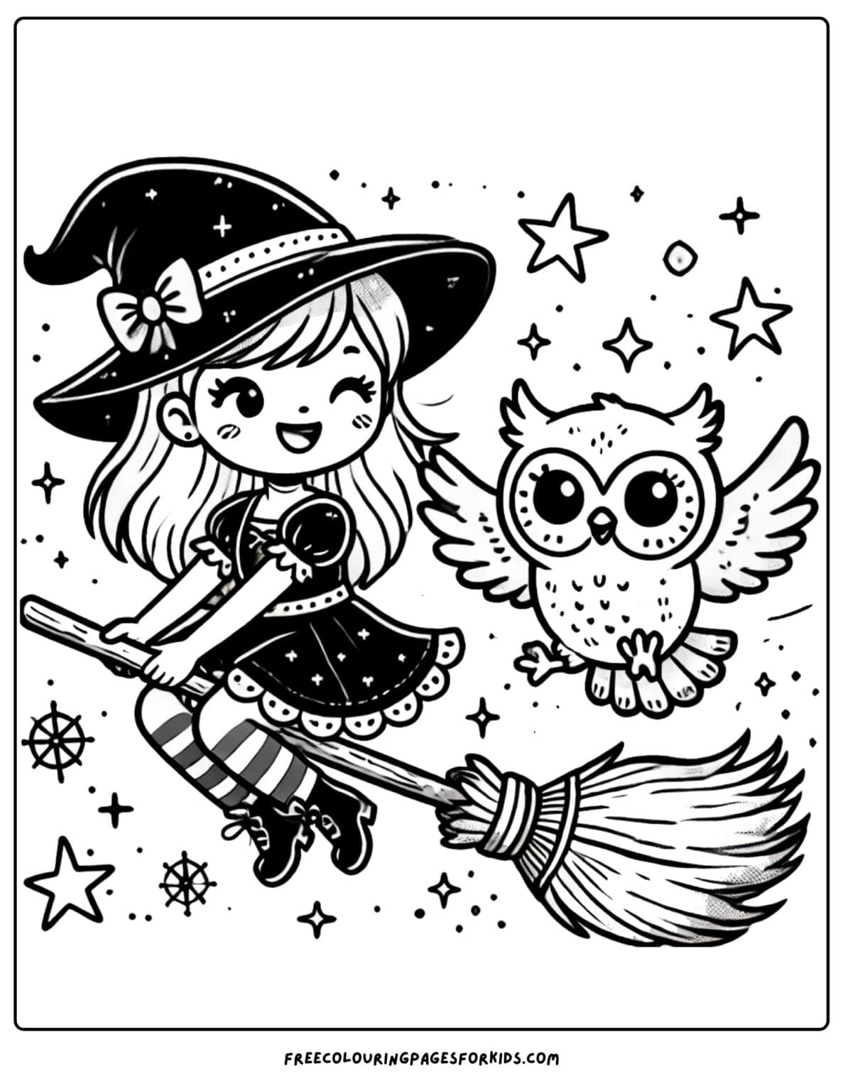 27 Witch Coloring Pages