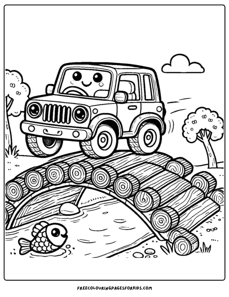 29 Four Wheel Drive Coloring Pages