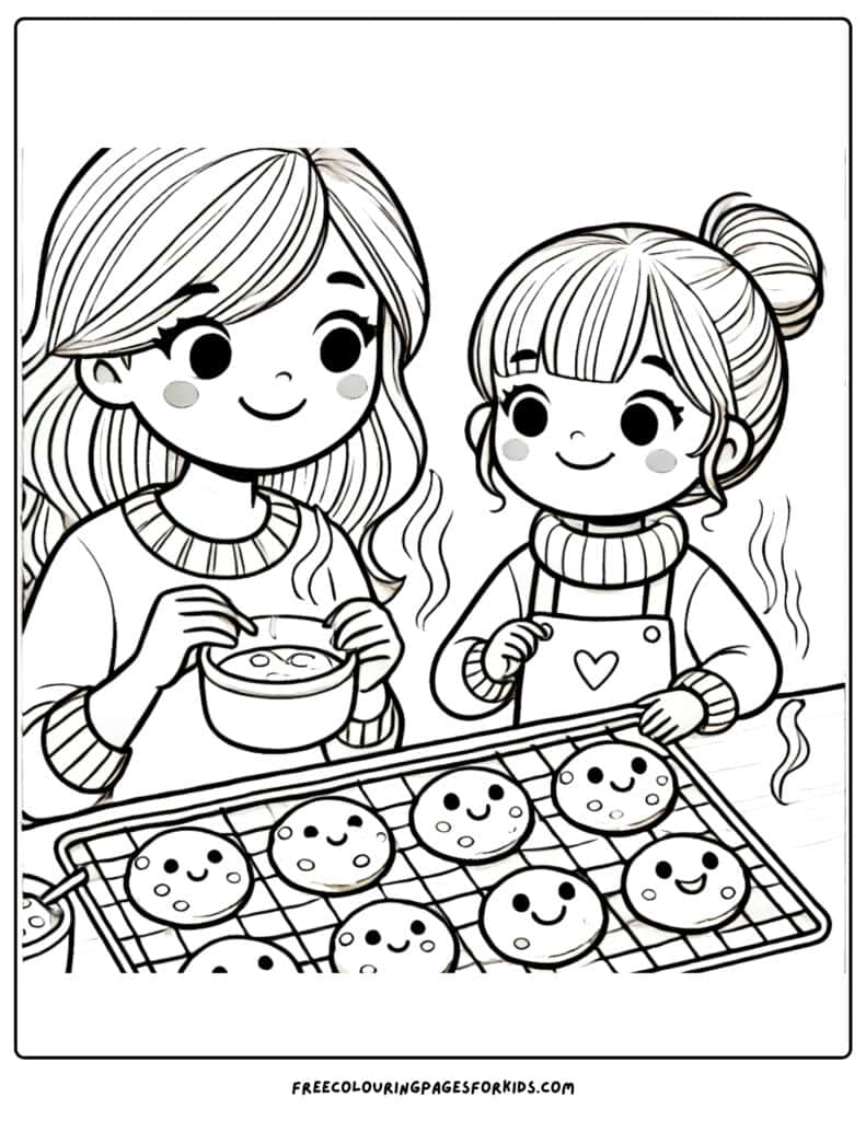 28 Baking Coloring Pages