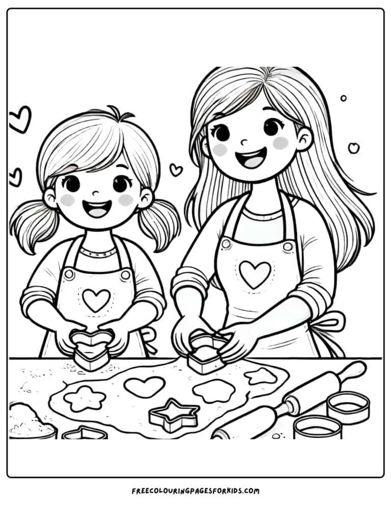 28 Baking Coloring Pages