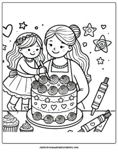 28 Baking Coloring Pages