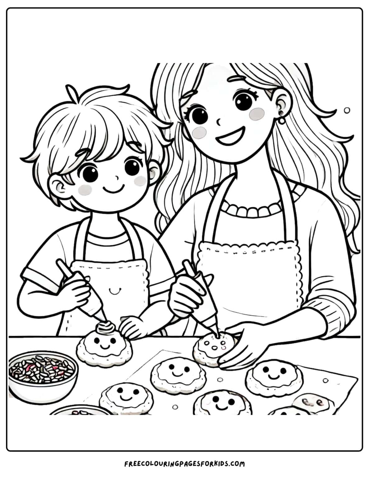 28 Baking Coloring Pages