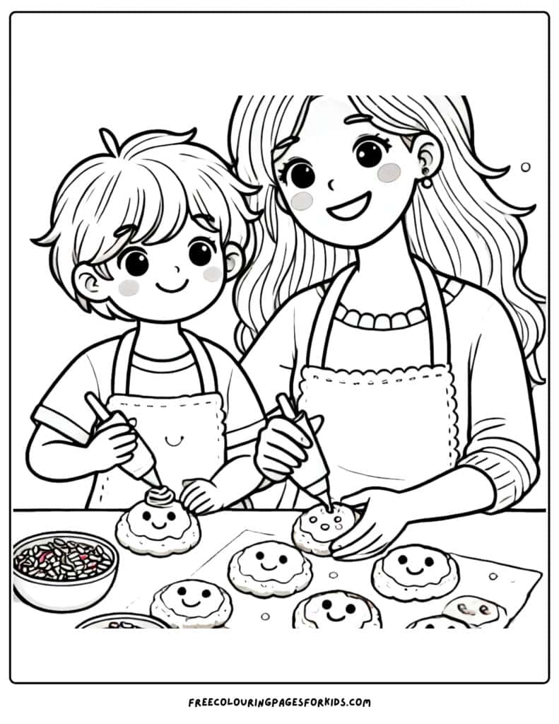 28 Baking Coloring Pages
