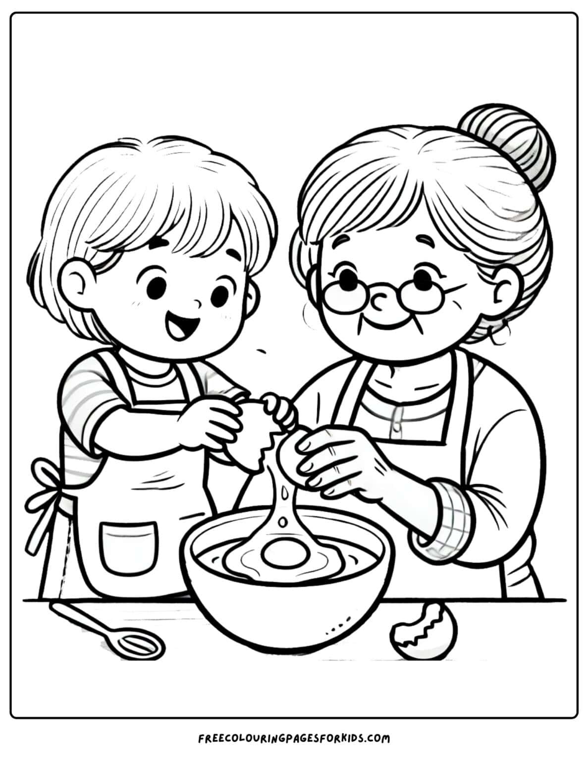 28 Baking Coloring Pages