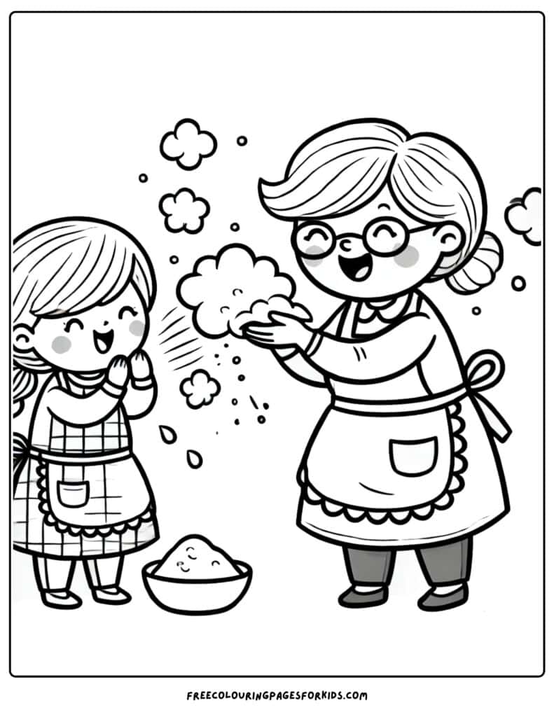 28 Baking Coloring Pages