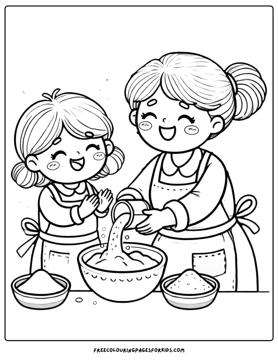 28 Baking Coloring Pages