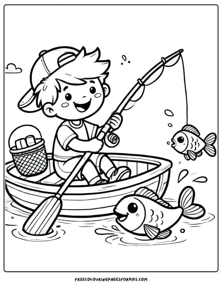26 Canoe Coloring Pages