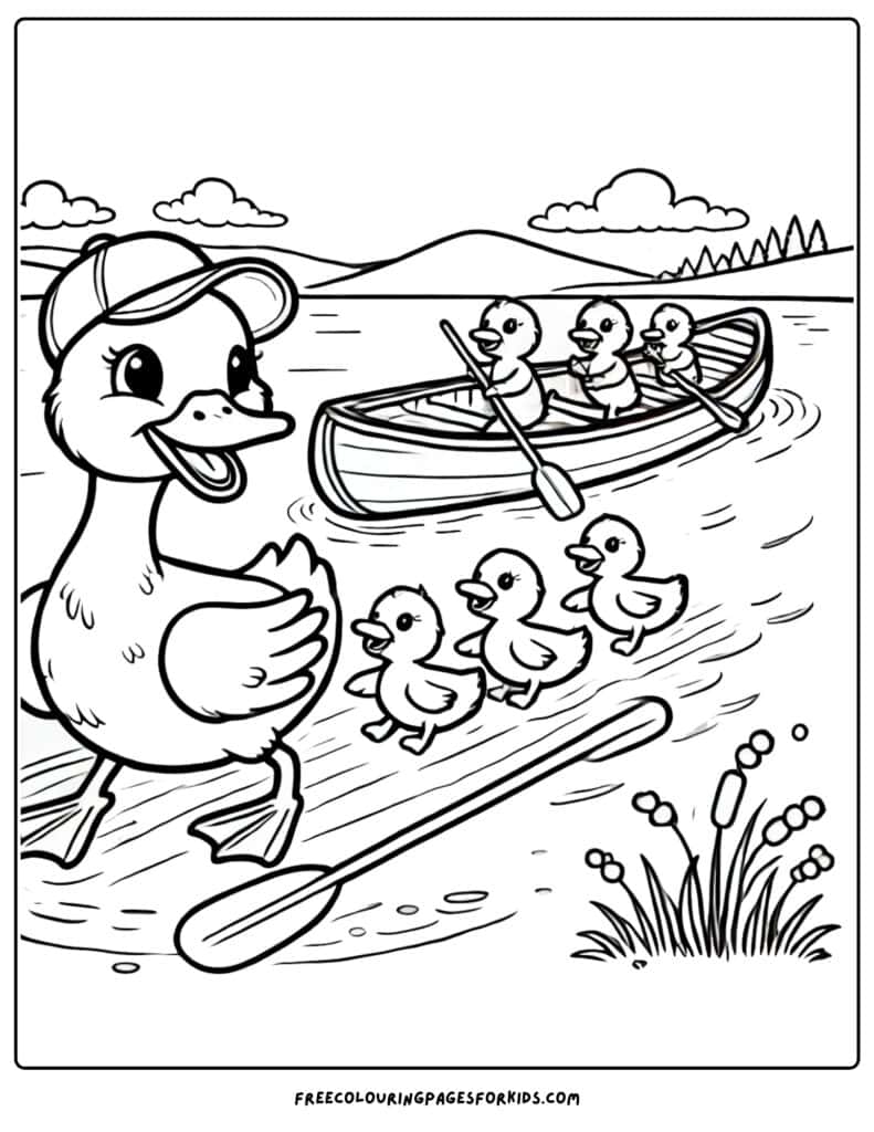 26 Canoe Coloring Pages