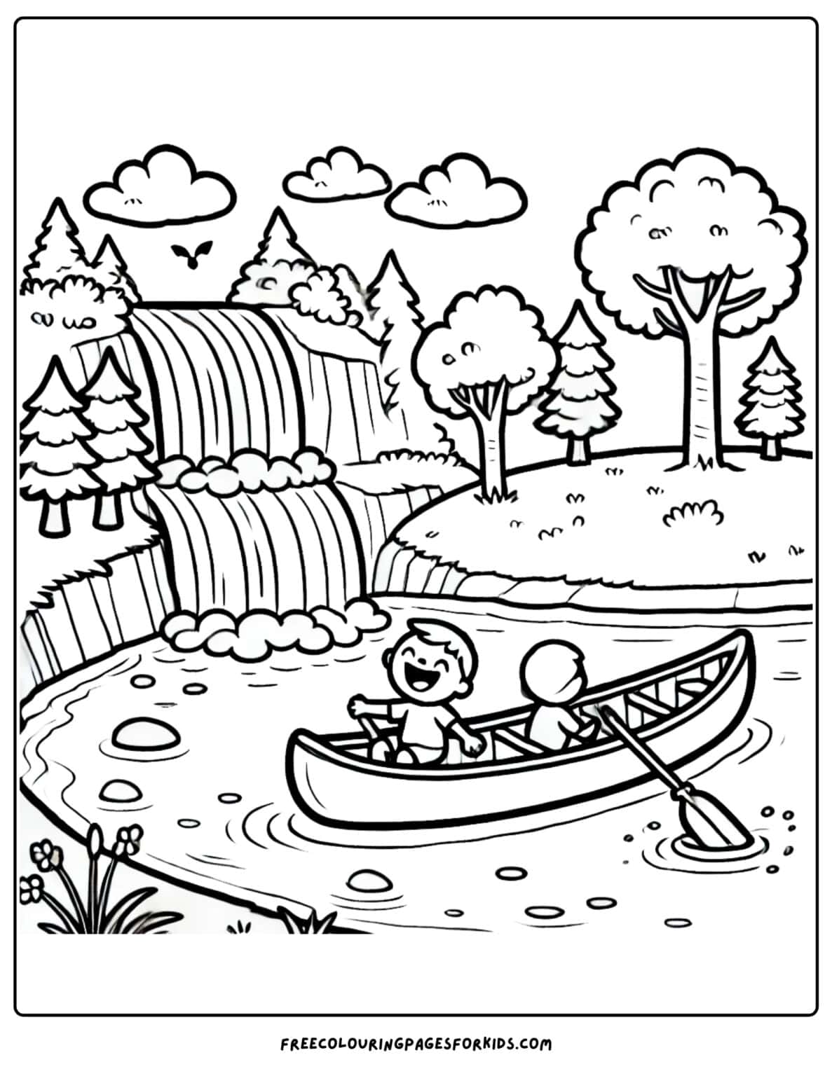 26 Canoe Coloring Pages